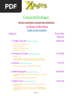 King Pie West Rand Price List | PDF | Hamburgers | Steak