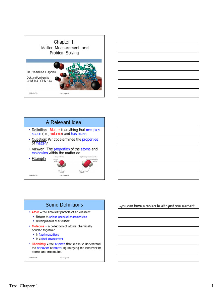 Tro 3rded Chapter1 CH FA14 | PDF | Significant Figures | Chemistry