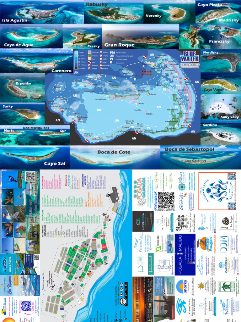 Mapa-Los-Roques-Venezuela-2022 | PDF
