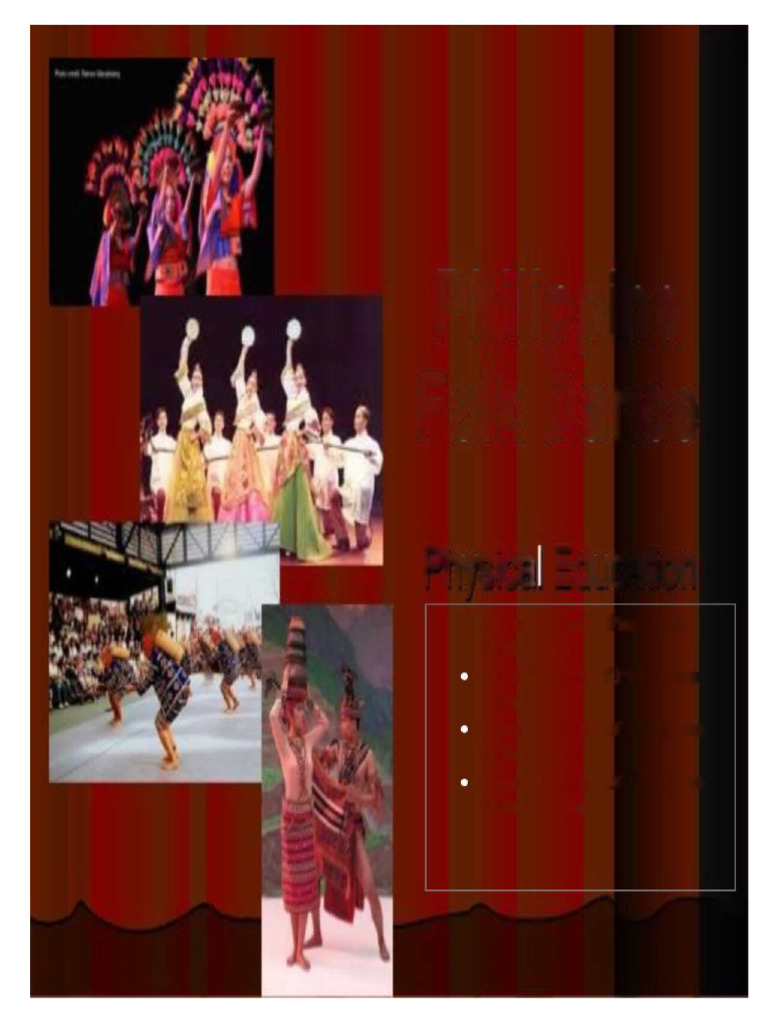 Tema-Danza Folclórica Filipina | PDF | Bailes | Folklore