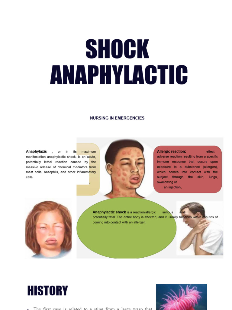 Slides-Shock-Anaphylactic (1) - 1-1 | PDF | Allergy | Causes Of Death