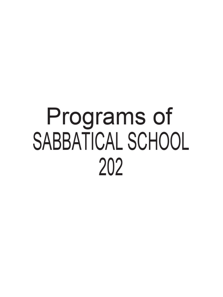 2025 Sabbath School Program Guide | PDF | Jesus | Seventh Day Adventist ...