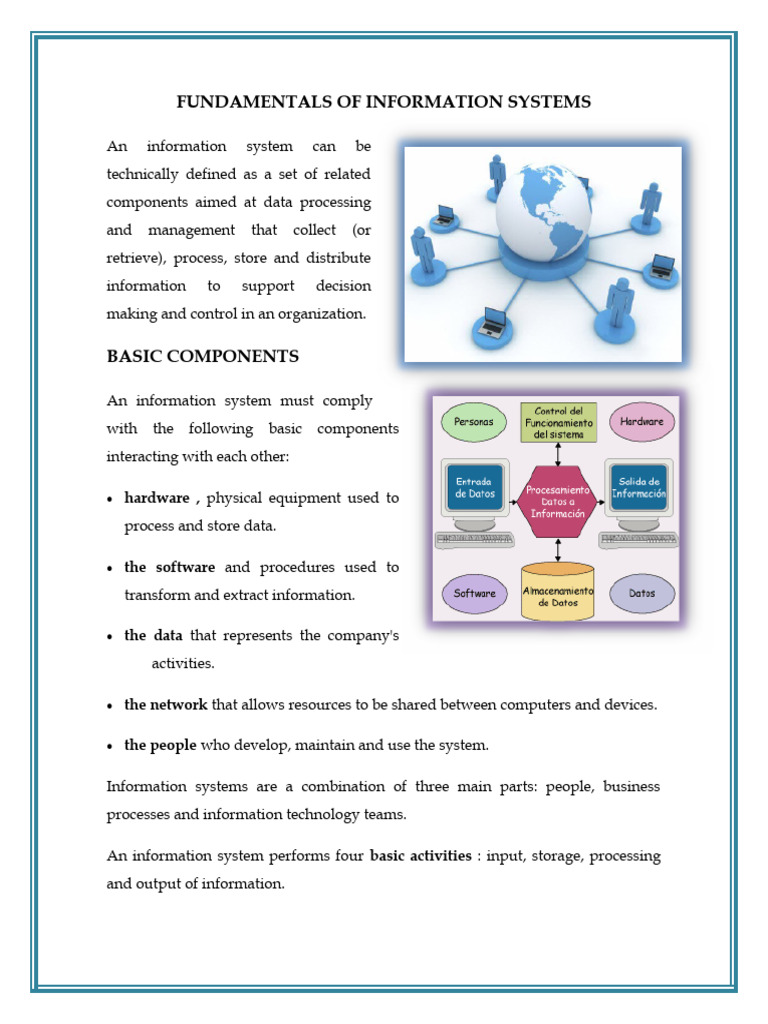Fundamentals of Information Systems | PDF | Information System ...