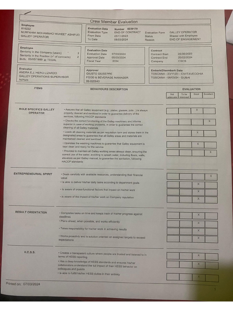 Certifikat Kerja | PDF