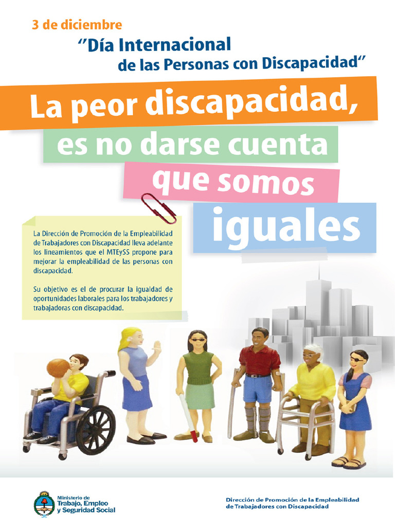 Afiche Discapacidad Inclusion | PDF