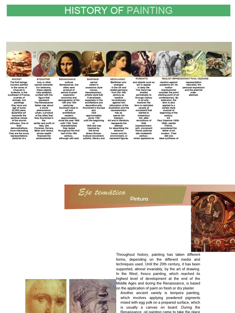 History of Painting PDF | PDF | Impressionism | Leonardo Da Vinci