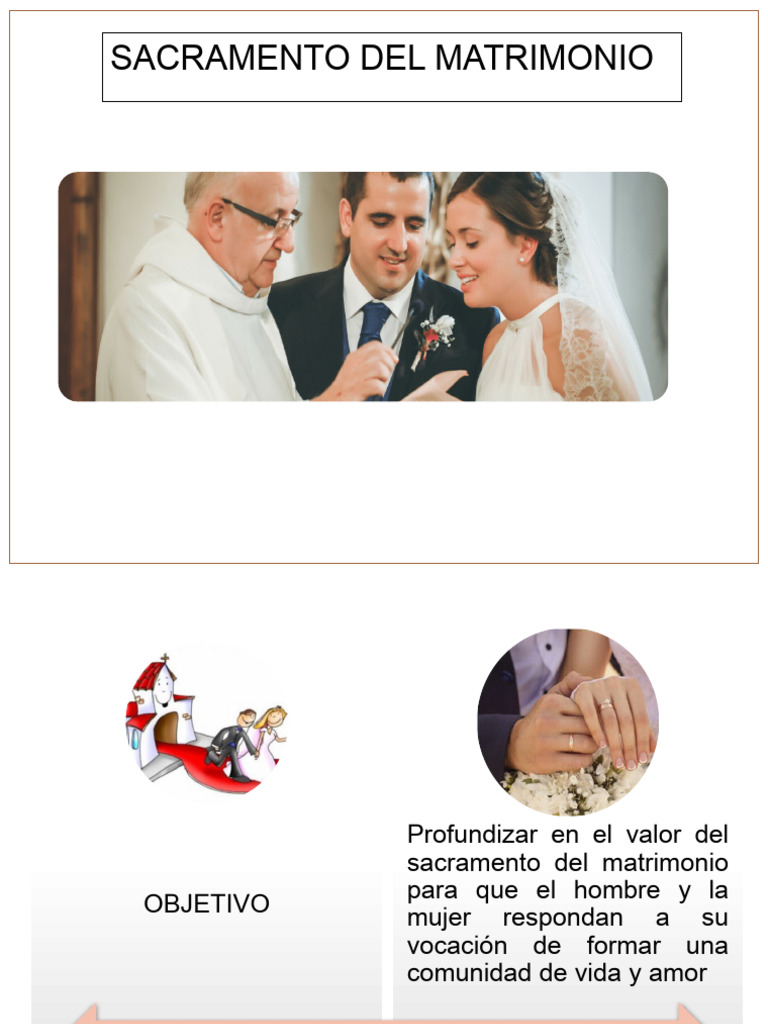 3 EL SACRAMENTO DEL MATRIMONIO | PDF | Matrimonio | Amor