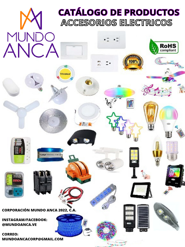 Catálogo de Accesorios Eléctricos 01-24 | PDF | Componentes eléctricos ...