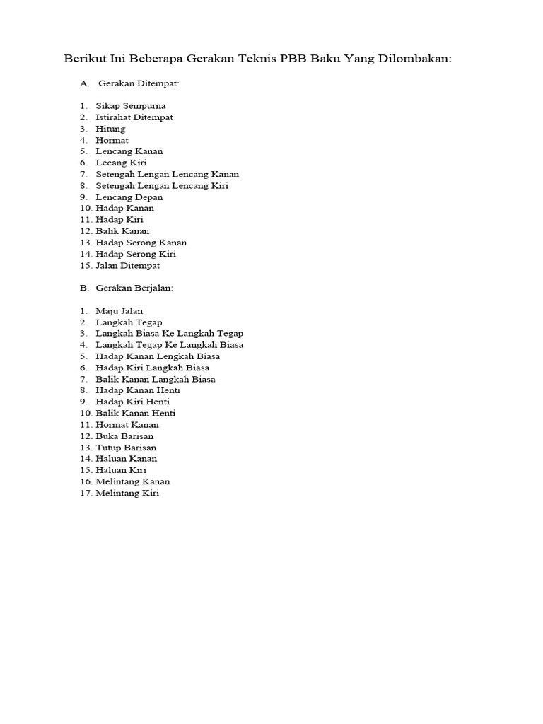 Teks Aba - Aba Lomba PBB SMP | PDF | Pengembangan Diri | Kesehatan Holistik