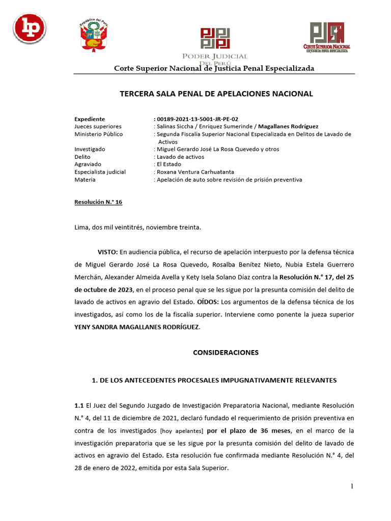 Exp-189-2021-13-VARIACIÓN DE PP - CECE DE PP | Descargar gratis PDF | Caso de ley | Debido al ...