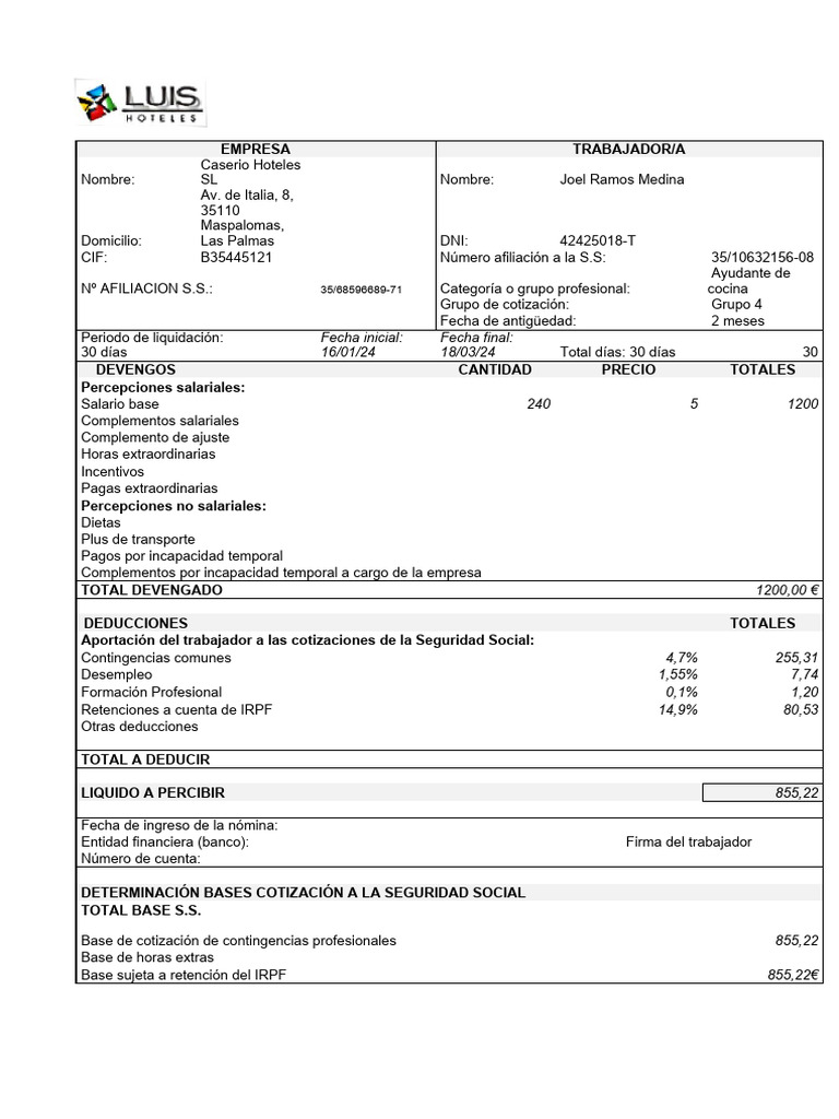 Acred. Actividad Profesional JRM | PDF | Relaciones laborales | Relaciones Industriales