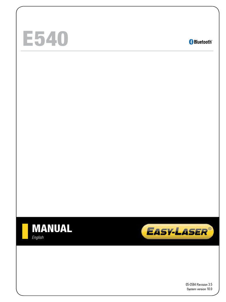 Easy Laser E540 - Manual | PDF | Computer File | Barcode