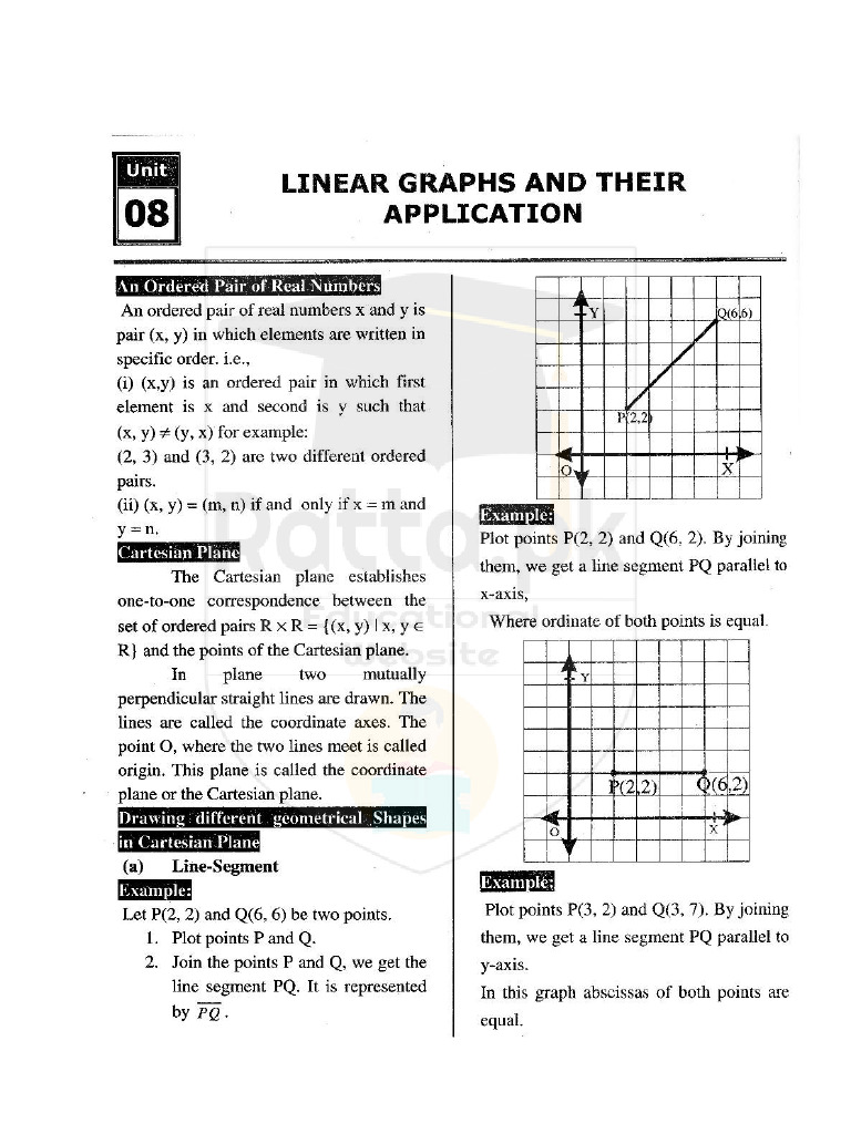 Linear Graph CH 8 | PDF