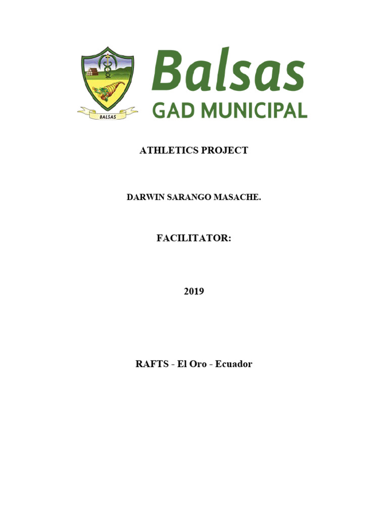 Athletics Project | PDF | Track And Field | Running