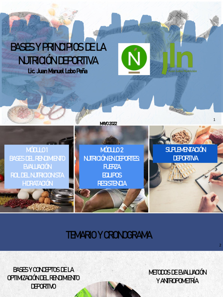 Nutrición Deportiva: Claves para el Rendimiento | PDF | Ciencia y matemáticas