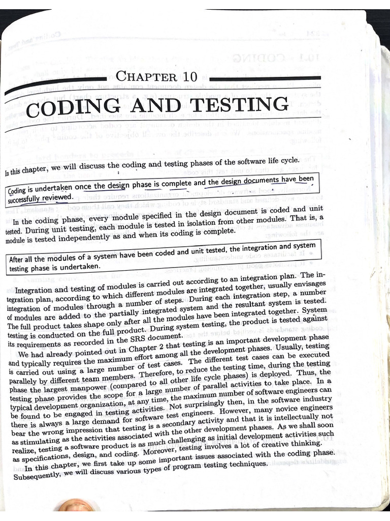 SE Coding and Testing Notes | PDF