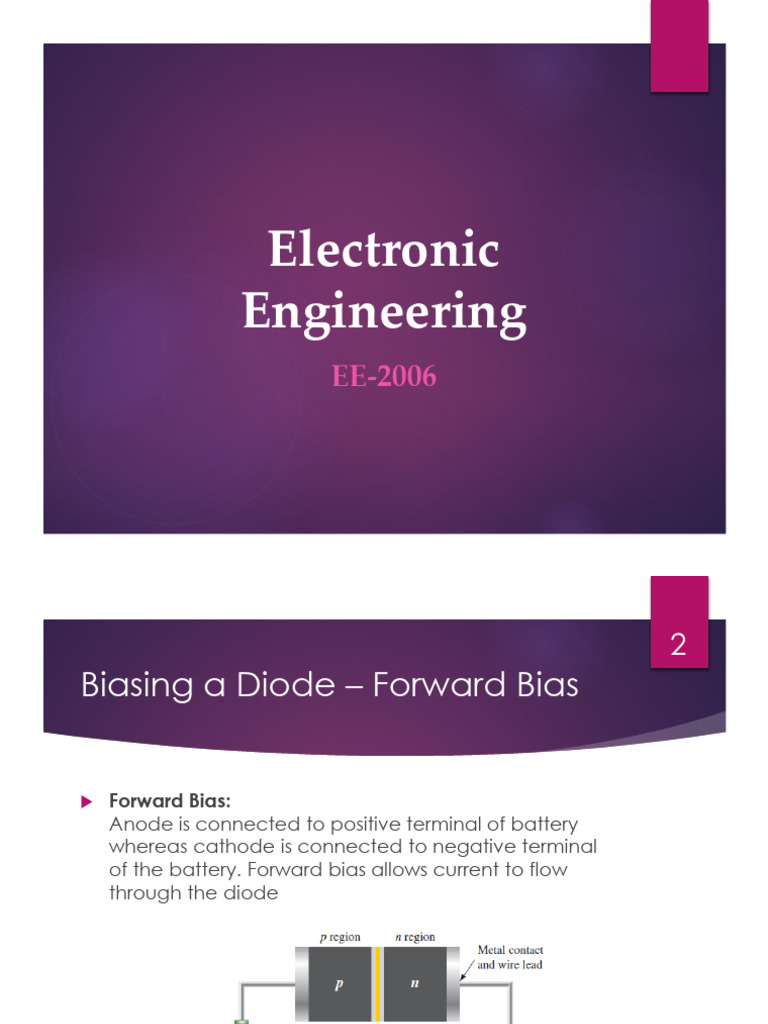 Lecture 3 Half-Wave Rectifiers - Electronic Engineering - Fall 2023 | PDF | P–N Junction | Rectifier