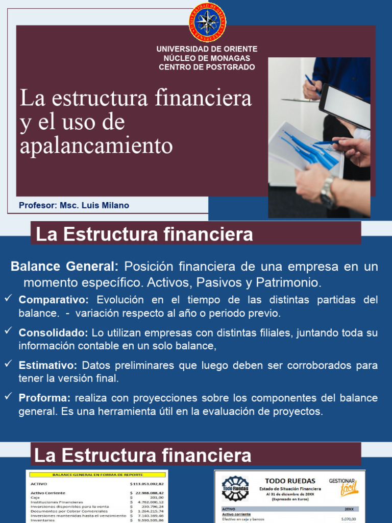 4 La Estructura Financiera y Apalancamiento Rev2 | PDF | Apalancamiento (Finanzas ...