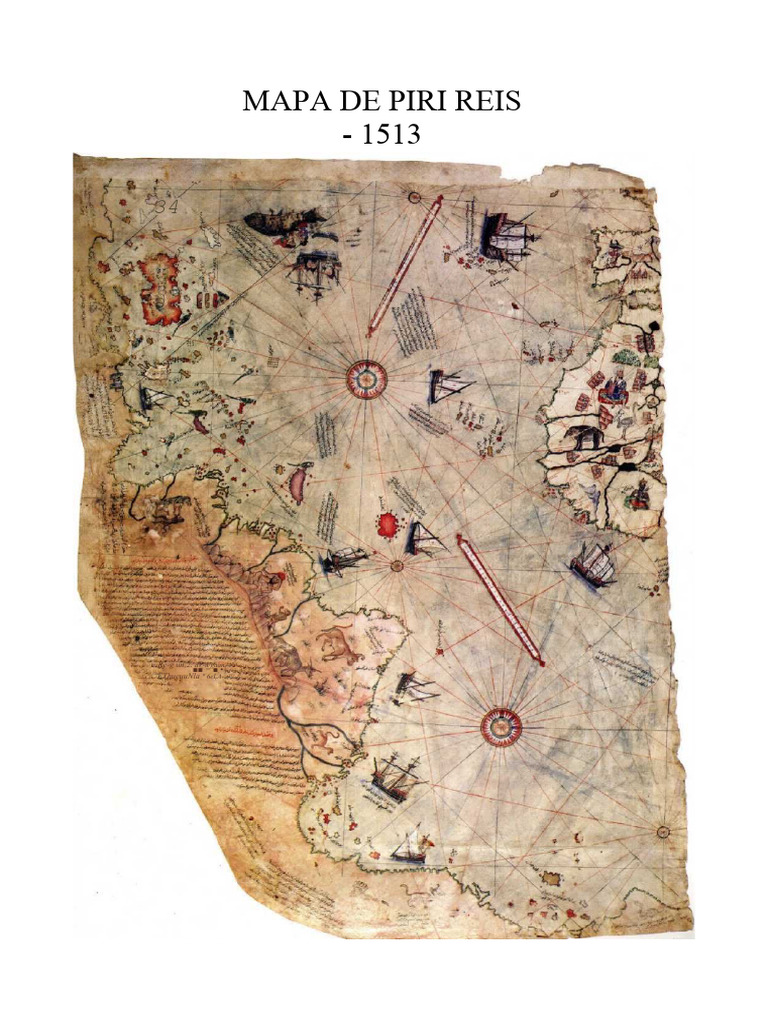 Historia Del Mapa de Piri Reis | PDF | Mapa | Antártida