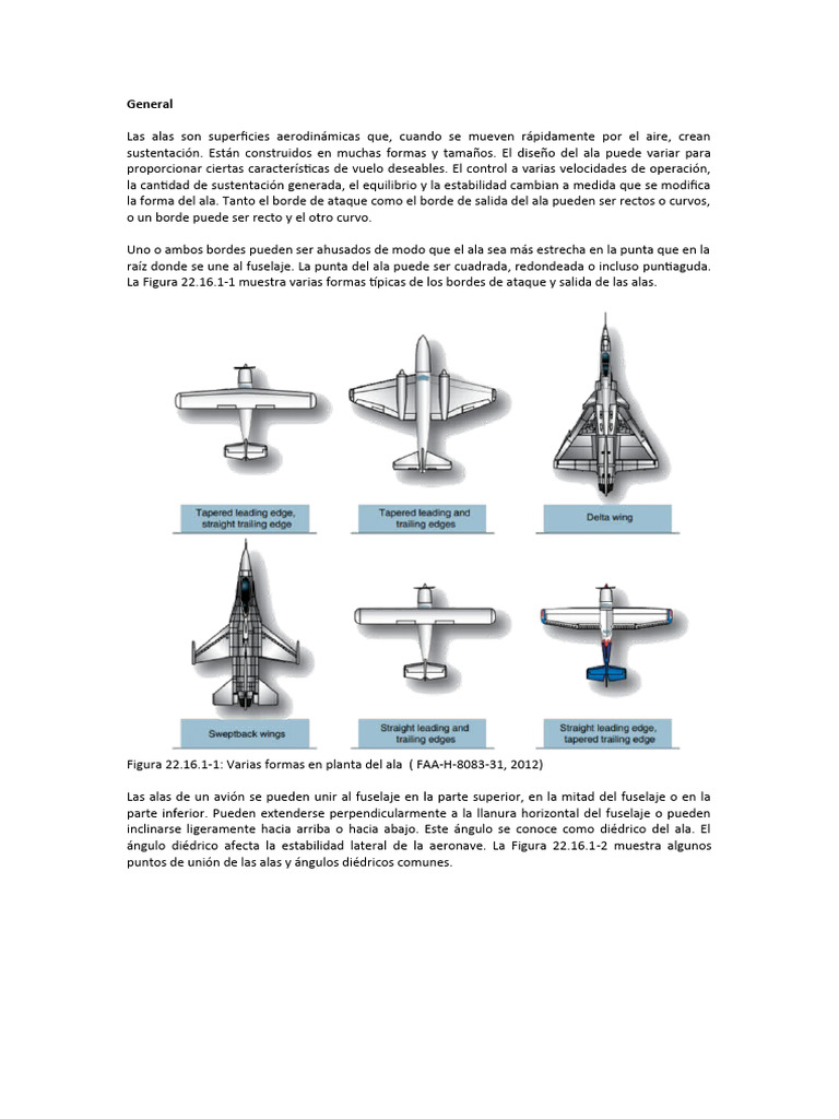 Estructura Alar | PDF | Avión | Spar (Aeronáutica)