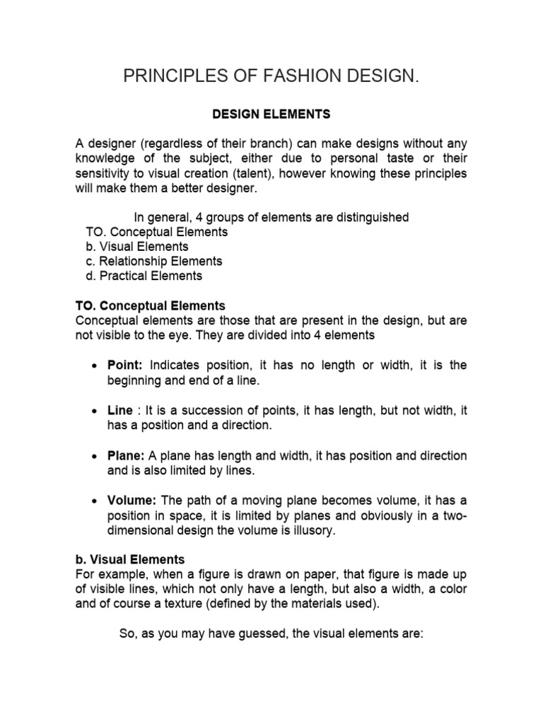 Principles of Fashion Design | PDF | Clothing | Skirt