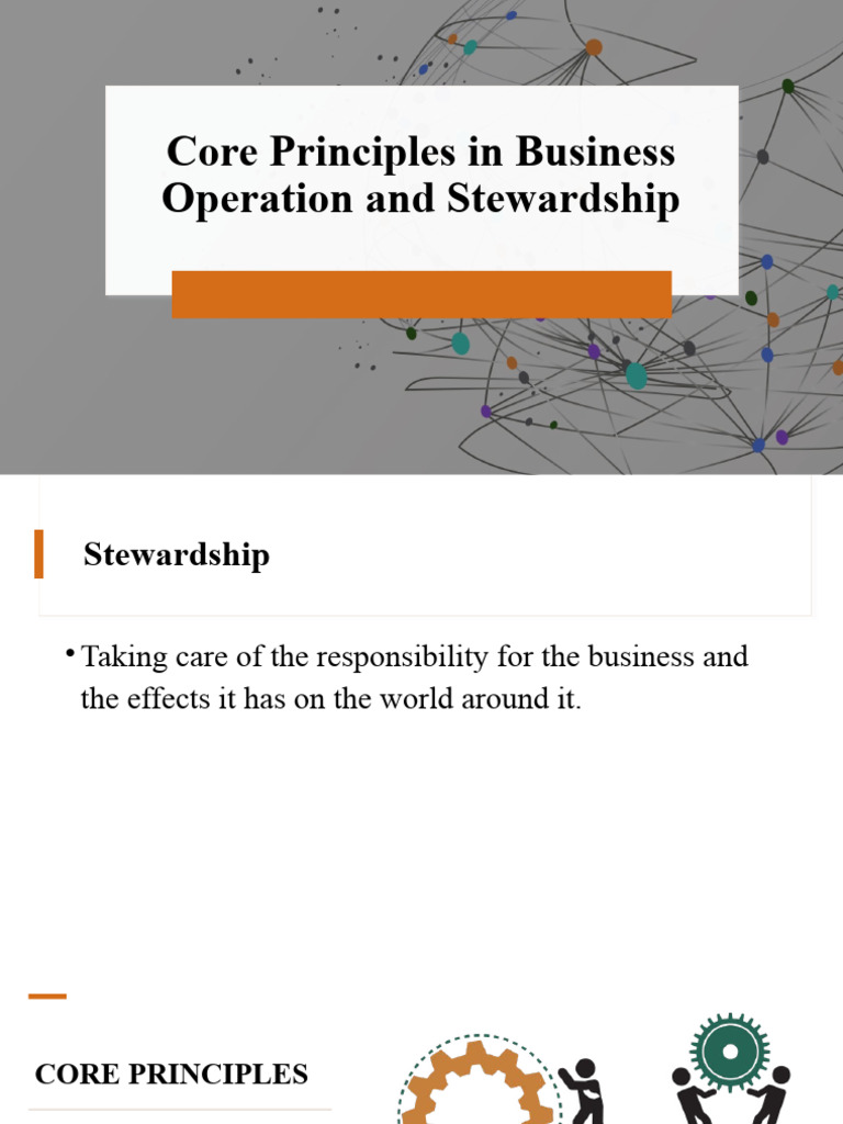 Core Principles | PDF | Market (Economics) | Conflict Of Interest