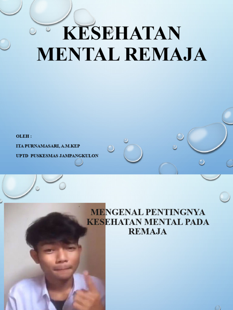 Kesehatan Mental Remaja: Tantangan dan Solusi | PDF