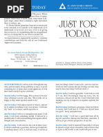 Just for Today: Daily Happiness Guide | PDF