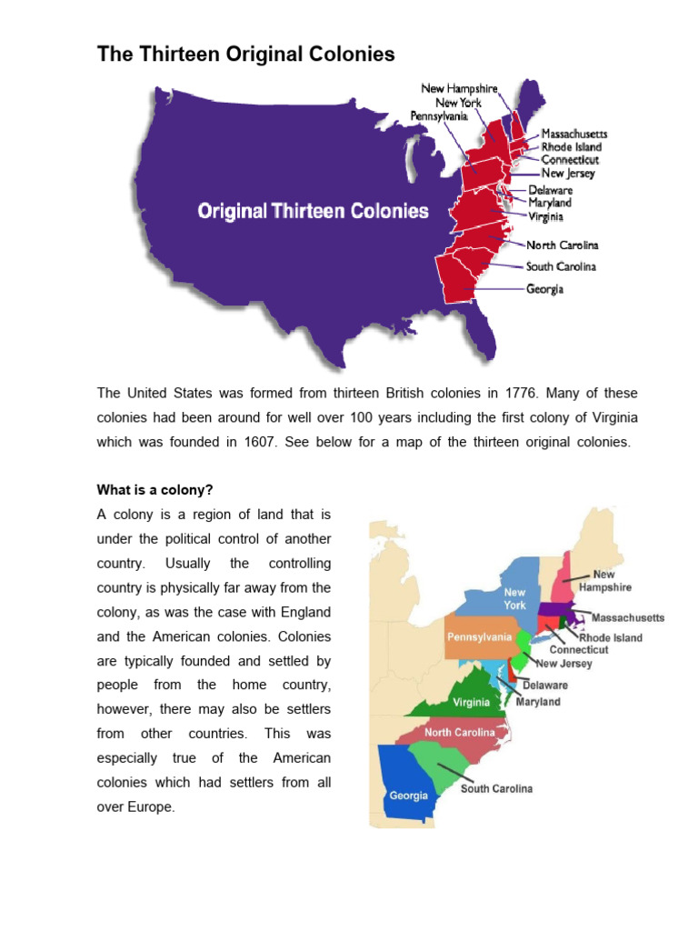 9-The Thirteen Colonies | PDF | Thirteen Colonies | Massachusetts Bay ...