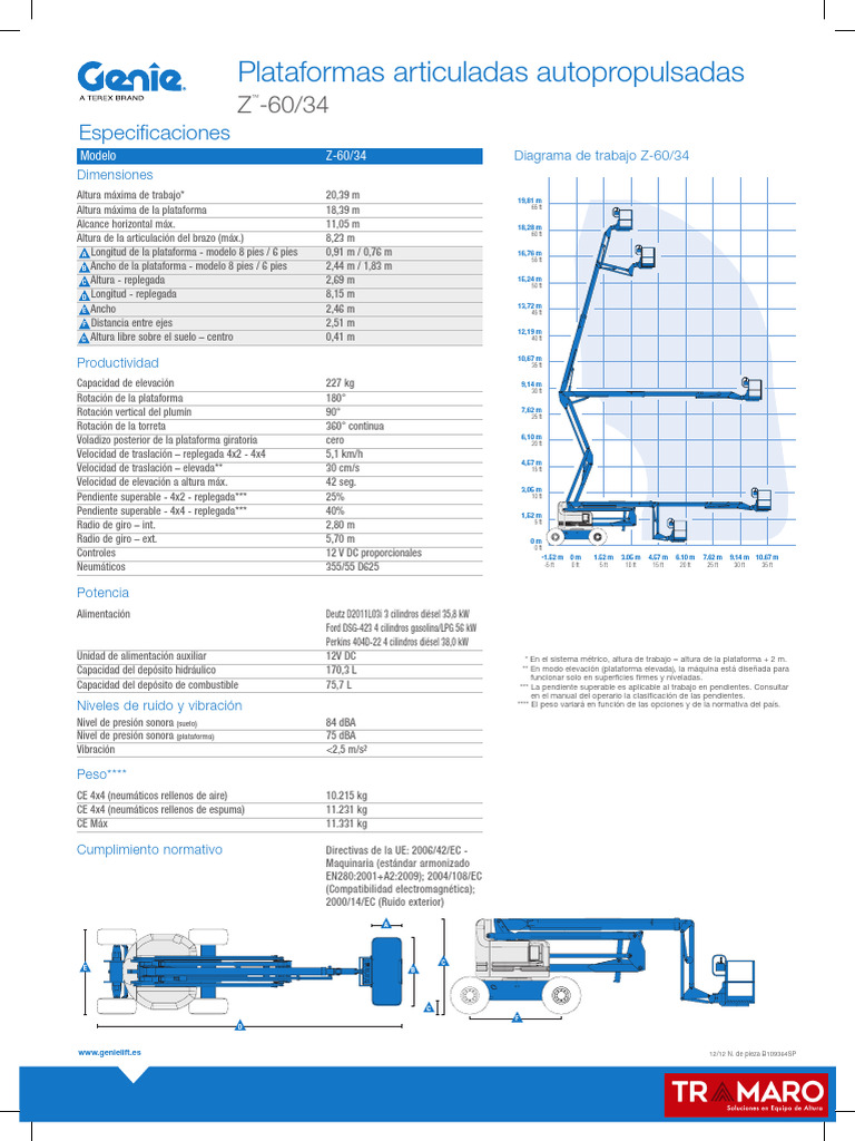 Ficha Tecnica Z 60 34 | PDF