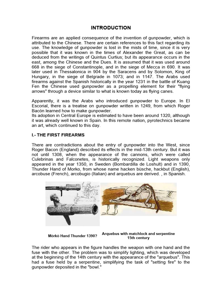 History of Firearms | PDF | Revolver | Handgun