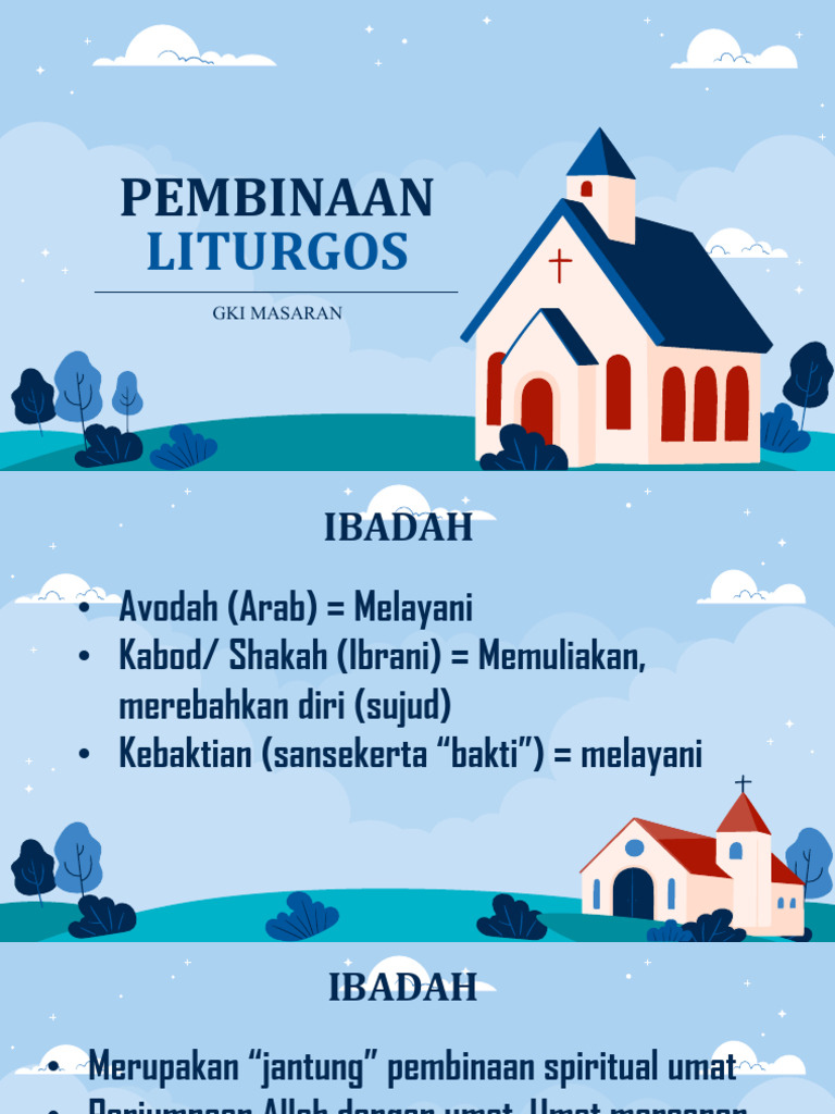 Liturgi Ibadah Keluarga GKI Masaran | PDF