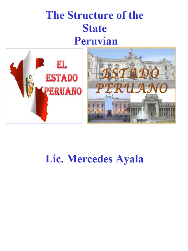 The Structure of The Peruvian State | PDF | Governance | Government