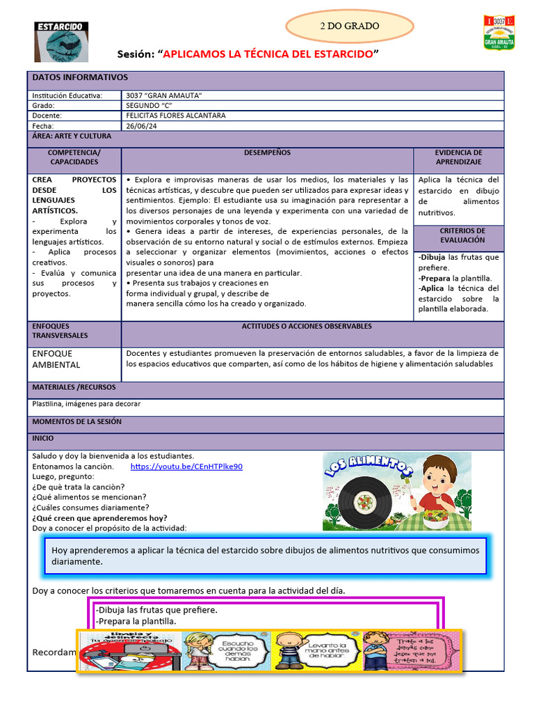 Sesión Arte 26 de Junio Aplicamos La Técnica Del Estarcido | PDF ... Sesión Arte 26 de Junio Aplicamos La Técnica Del Estarcido | PDF ...