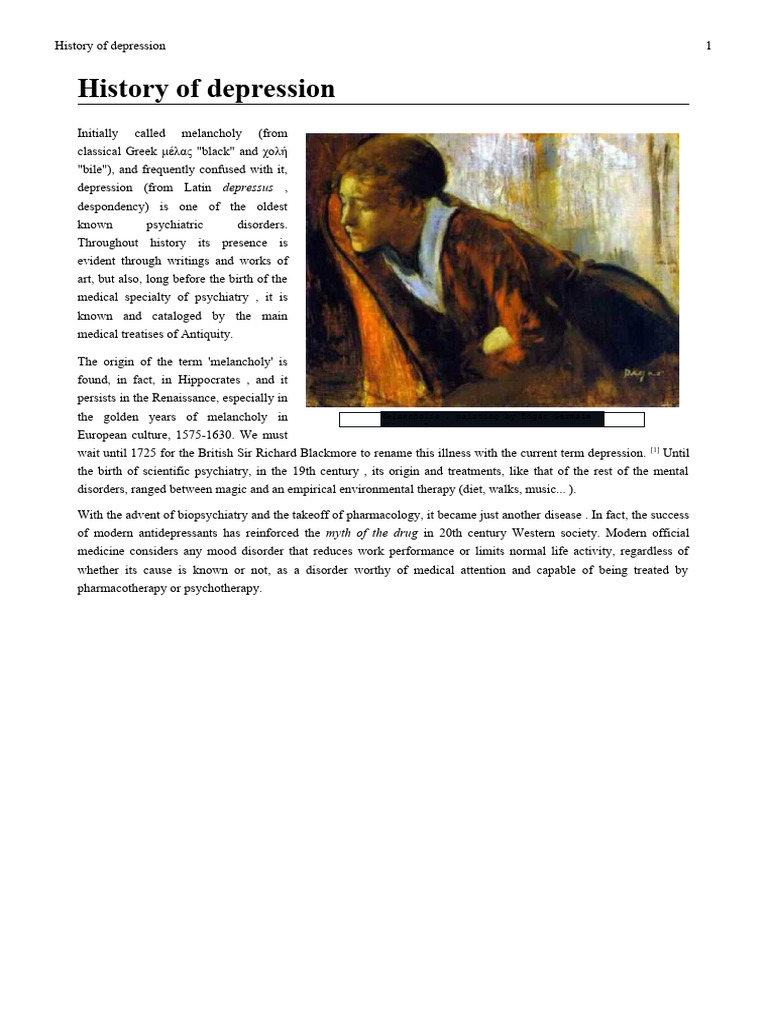 History of The Depression | PDF