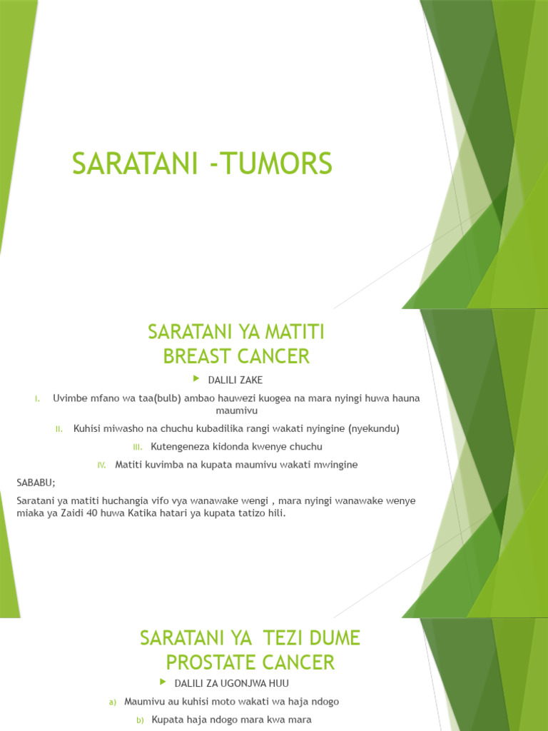 Saratani Tumors | PDF