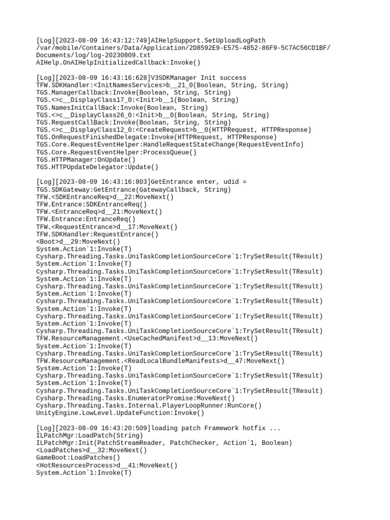 Log 20230809 | PDF | Integer (Computer Science) | String (Computer Science)