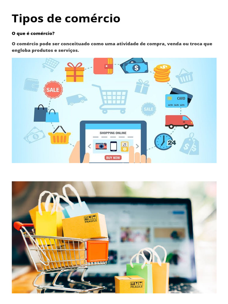 Tipos de Comércio | PDF
