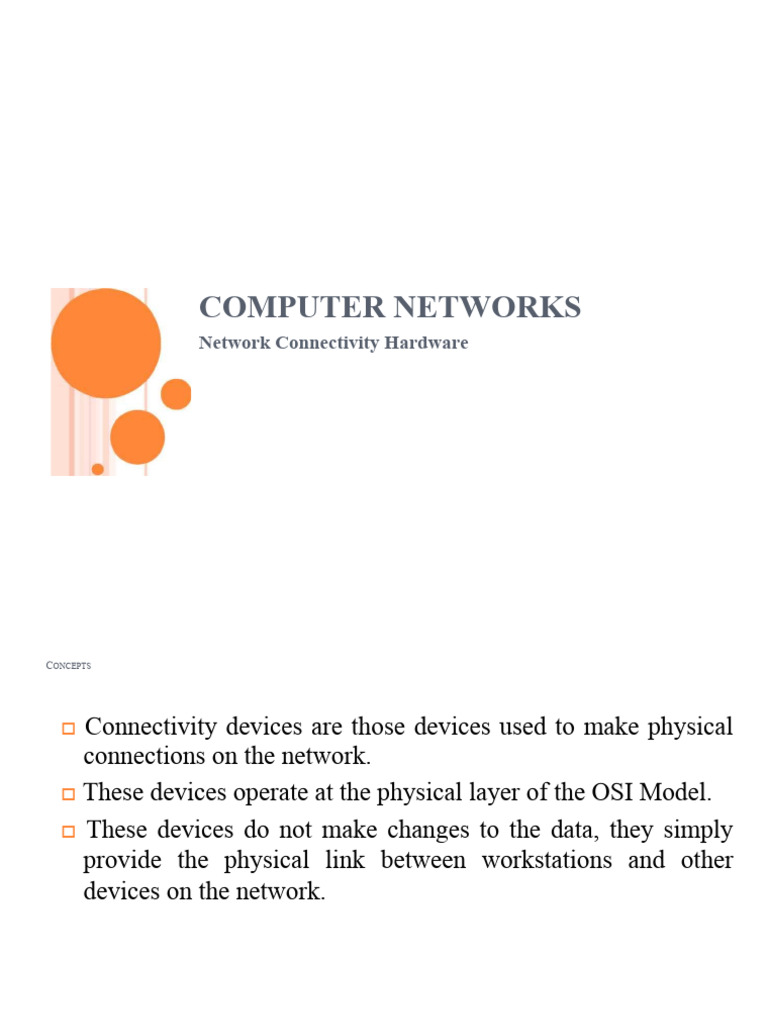 Connectivity Hardware Pdf Computer Network Optical Fiber