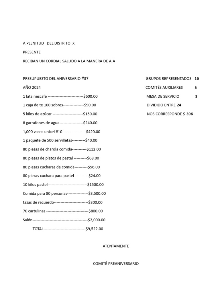 A Plenitud Del Distrito Aa | PDF