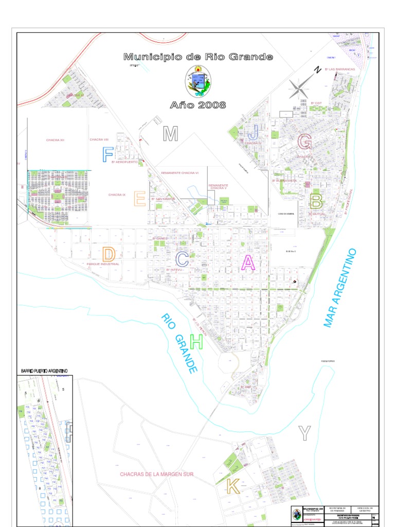 Mapa de Barrios y Calles de Río Grande | PDF | Aeronave | Aviación