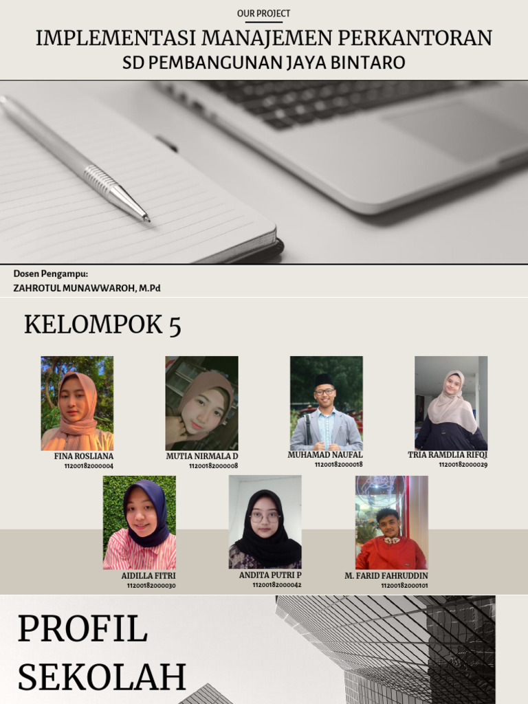 Implementasi Manajemen Perkantoran SD Pembangunan Jaya Bintaro | PDF