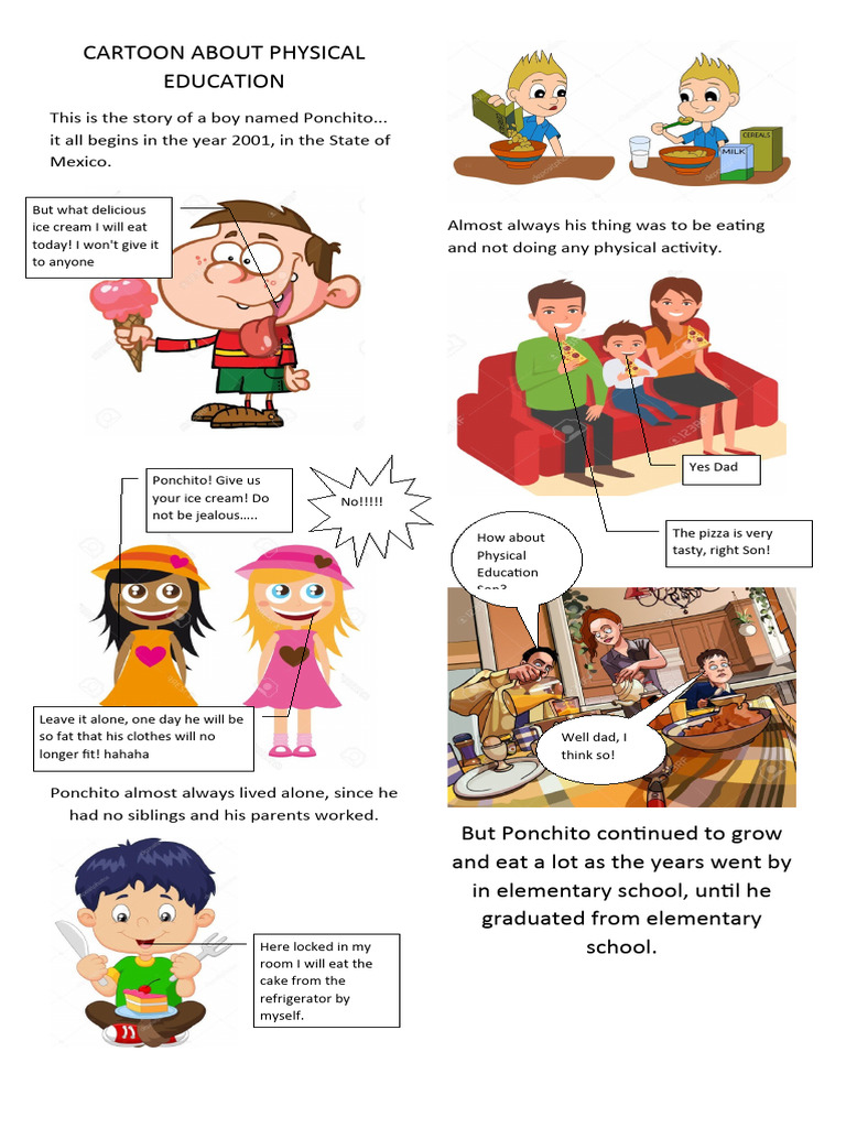 Cartoon About Physical Education | PDF