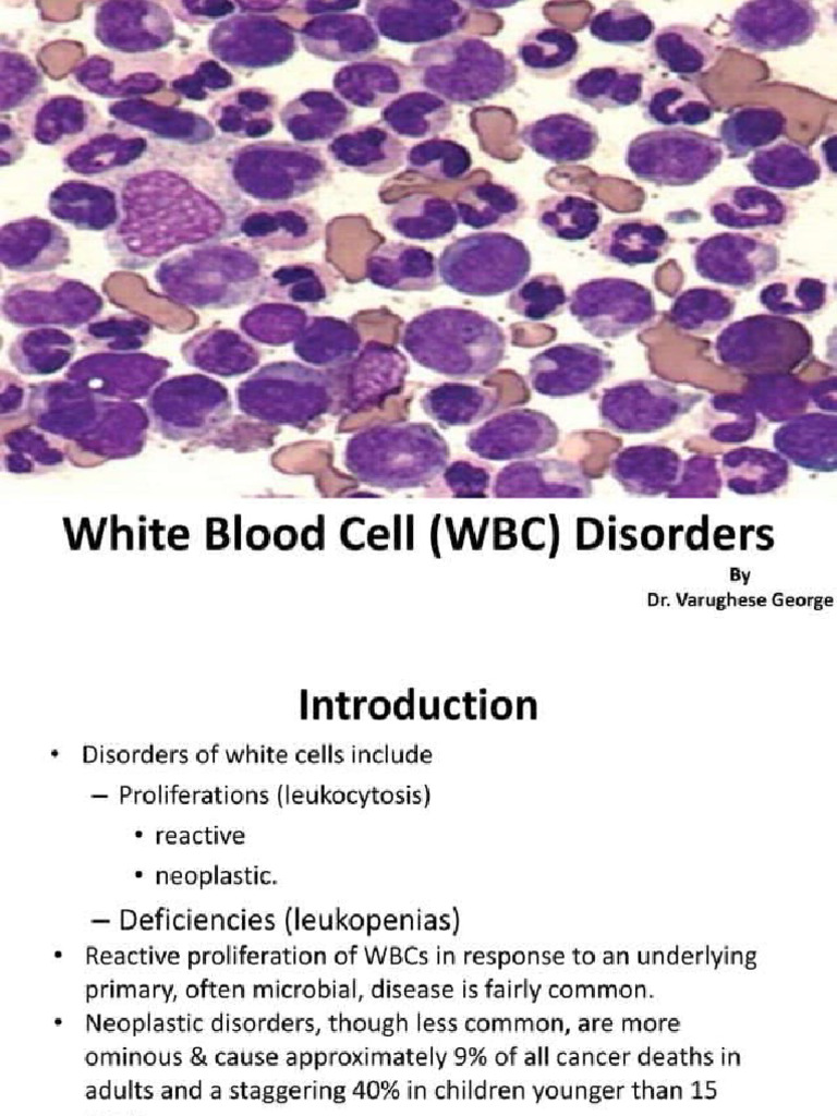 Benign WBC Disorders | PDF