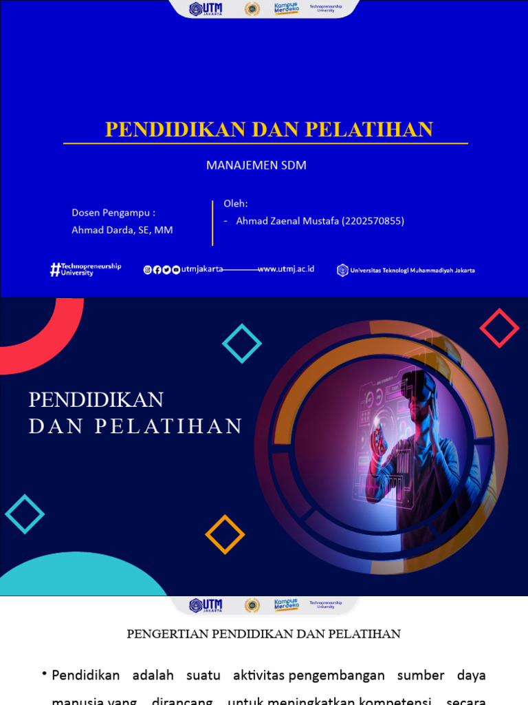 MSDM - Pendidikan Dan Pelatihan | PDF | Karier & Perkembangan
