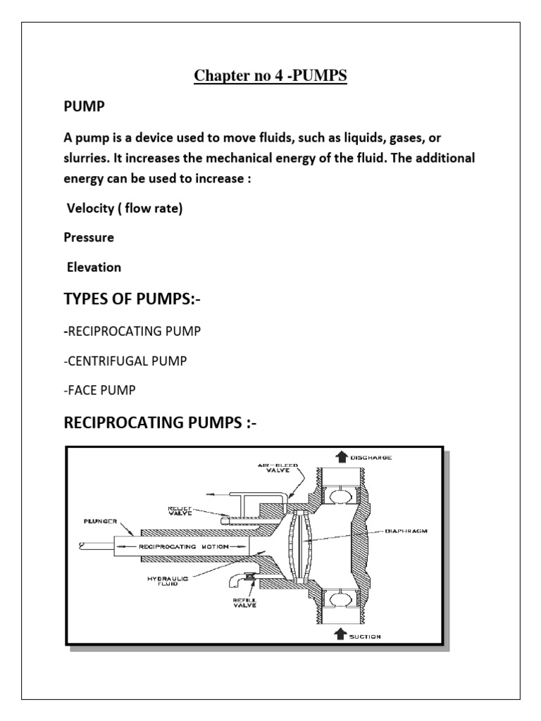 Pump | PDF | Pump | Chemical Engineering