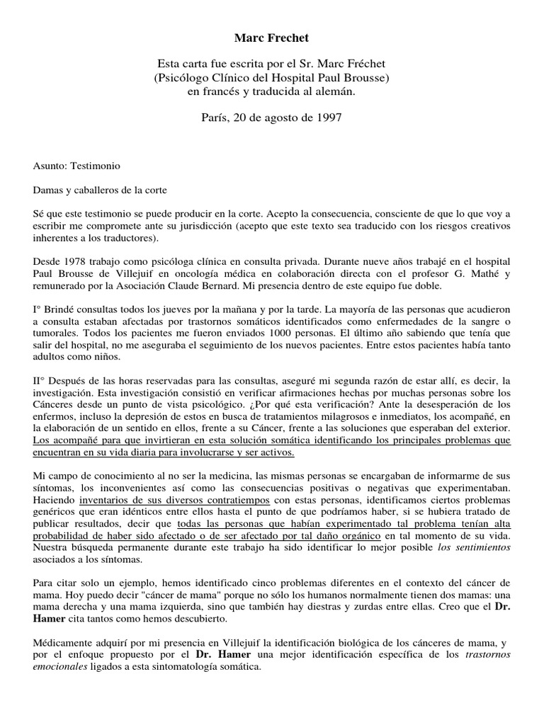 Marc Fréchet | PDF | Cáncer | Cáncer de mama