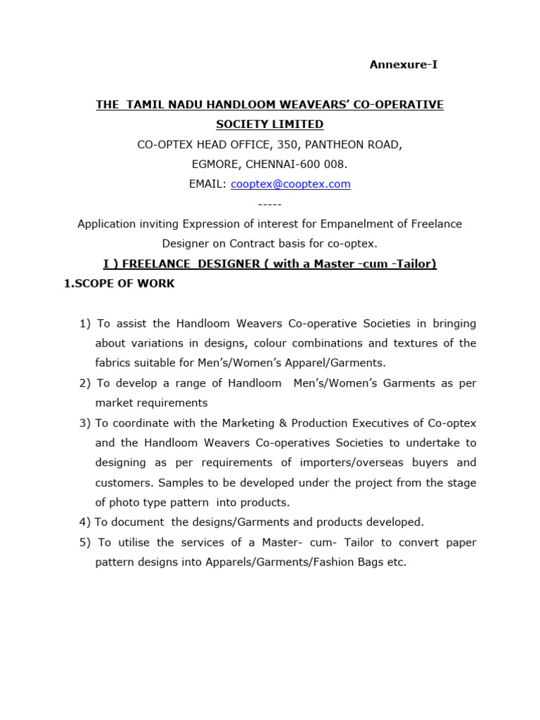 Designer Cum Tailor Application | PDF | Textiles | Fashion