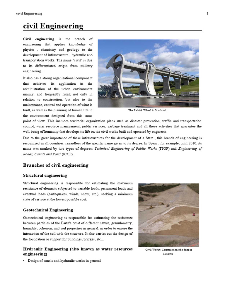 Civil Engineering | PDF | Civil Engineering | Engineering