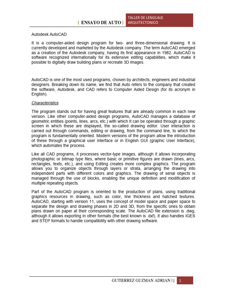 Autocad Test | PDF | Auto Cad | Computer Aided Design